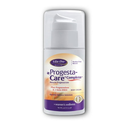 Life Flo Progesta-Care Complete plus Pregnenolone & 7-Keto Cream Pump 4 ...