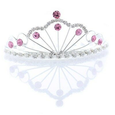 Mini Princess Queen Crown Tiara Comb Halloween Party Prom Beauty ...