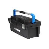 HART 26" Toolbox, Resin Tool Storage and Organization, Black with Blue ...