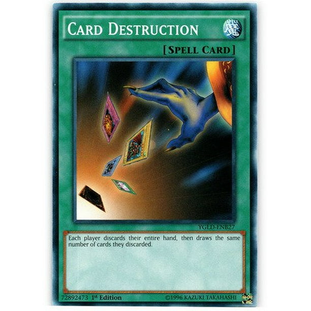 ¡YU-GI-OH! - Destrucción de cartas (YGLD-ENB27) - Barajas legendarias de Yugi - Primera edición ...