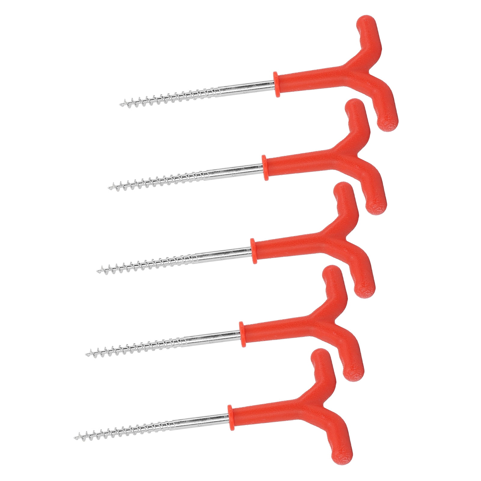 Ice Fishing Peg, Red Ice Peg Drill Quick Fixing Multi Functional for ...