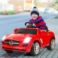 Goplus Toddler Baby Drivable Red Mercedes Benz SLS R/C MP3 Electric ...