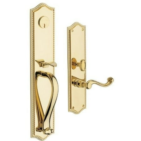Baldwin 6963.RFD Dummy Set Bristol Mortise Lock ;Lifetime Polished ...