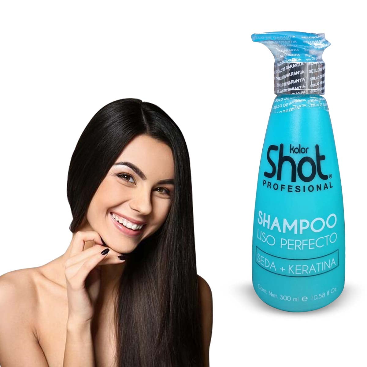 Shampoo Profesional Liso Perfecto Keratina y Protección Térmica Kolor ...