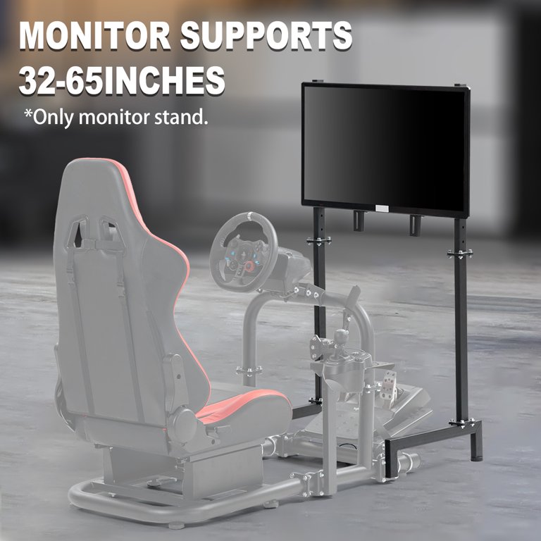 Tv Stand With Wheels Marada Racing Monitor Stand - Adjustable TV Mount ...