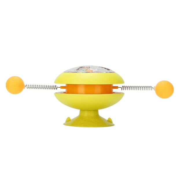 Windmill Spring Interactive Cat Catnip Toy Funny Cat Turntable Teasing ...