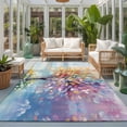 5'x7' Area Rugs, Colorful Tree Life Indoor Outdoor Area Rug for Living ...