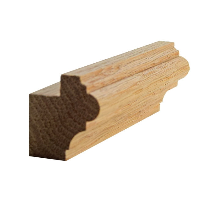 Kitchen Cabinet Light Rail EWLR13, 1-3/8" x 1-1/2", Red Oak, 95 ...