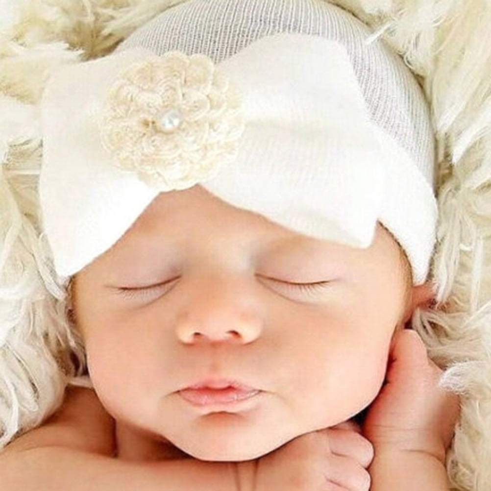 Click here for Showeroro Newborn Hats Baby Girl Cotton Flower Cap... prices