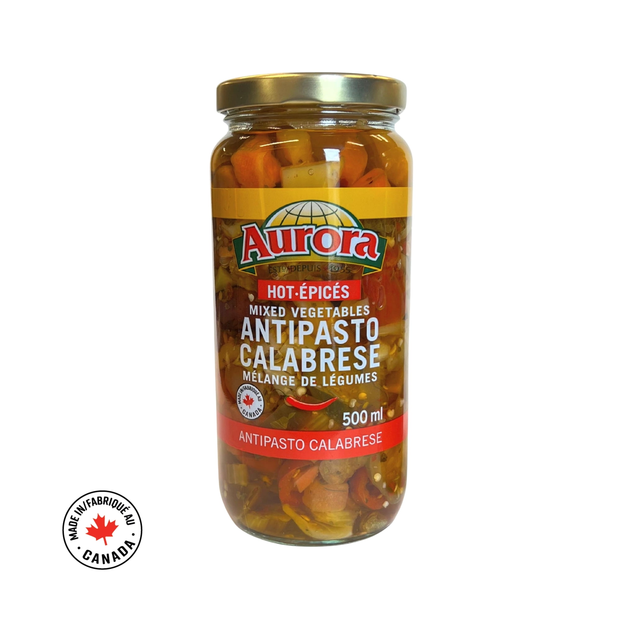 Click here for Aurora Hot Mixed Vegetables In Oil 500 Ml prices