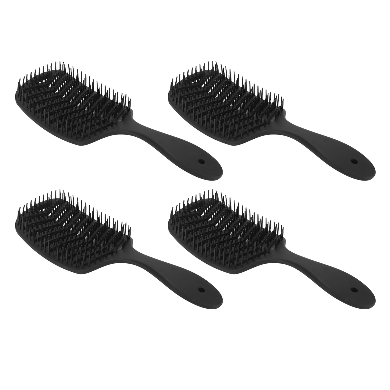 Peine para desenredar el cabello 4 piezas cepillo de pelo hueco ligero ...