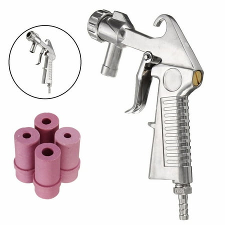 Air Sand Blaster Siphon Feed Blast Gun Nozzle with 4pcs Ceramic Tips ...