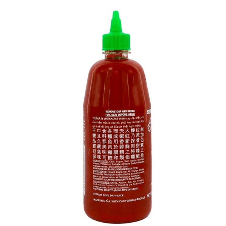 Sriracha Sauce Bottle