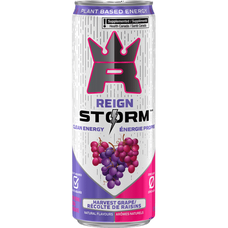 REIGN STORM GRAPE - FRENCH Saveur riche et sucrée de raisin Concord ...