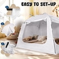 Bed Tent Bed Canopy Full Size for Adults 100% Breathable Tents 4 Doors ...