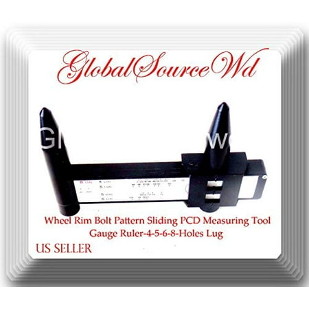 RIM Bolt Pattern Measuring Tool Gauge BPC Ruler - Universal BPC Gauge 4 ...