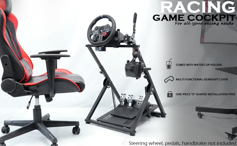 Buy Marada Racing Wheel Stand,Steering Wheel Stand With Water Cup ...