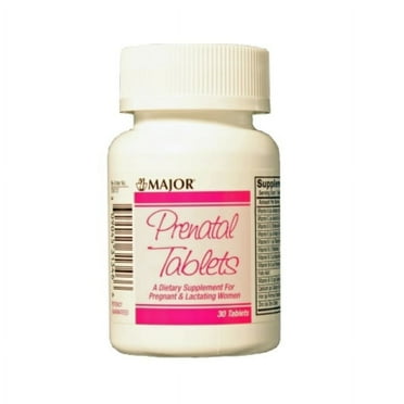 Rugby Prenatal Vitamins Tablets, 100 Count - Walmart.com