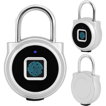 GRNSHTS Fingerprint Electronic Programmable Padlock, Waterproof ...