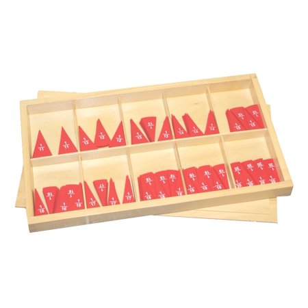 IFIT Montessori Cut-Out Labeled Fraction Circles 1 to 1/10, Montessori ...