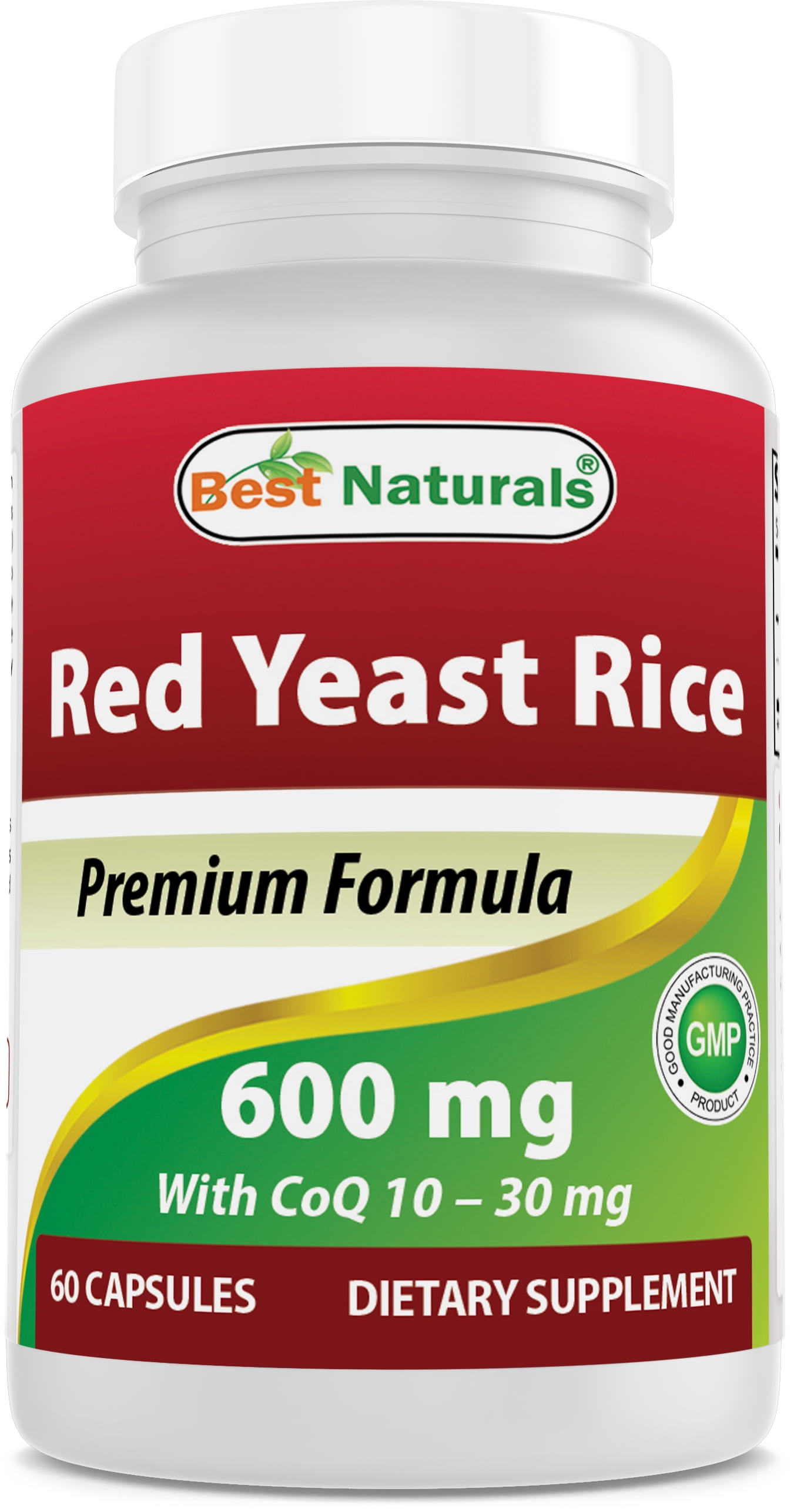 Best Naturals Red Yeast Rice with COQ10 60 Capsules