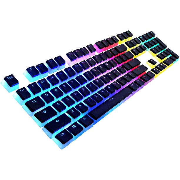 Keycaps 60 87 104 Double Shot Backlit PBT Pudding Keycap Set with ...