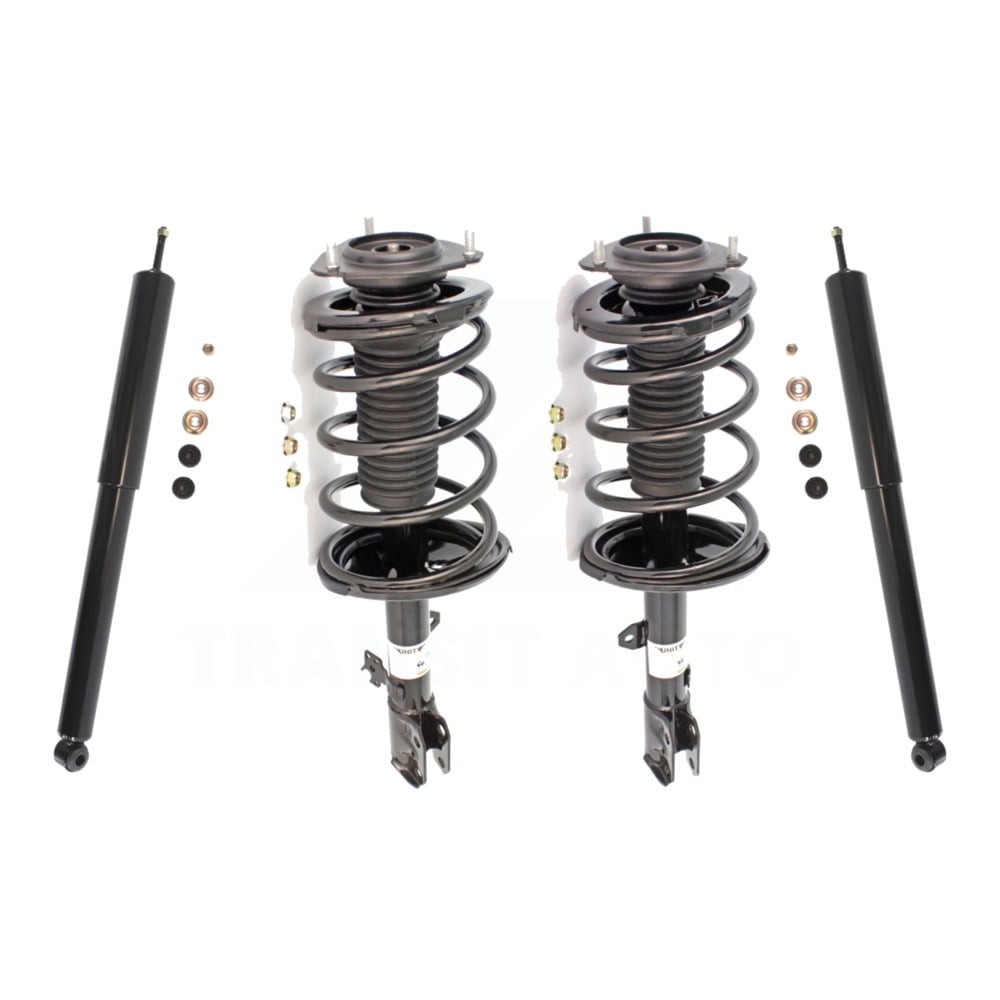 Front Rear Complete Suspension Shocks Strut And Coil Spring Mount ...