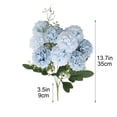 Artificial Flowers Single Stem 14 Inch Fake Silk Bloom for Home ...