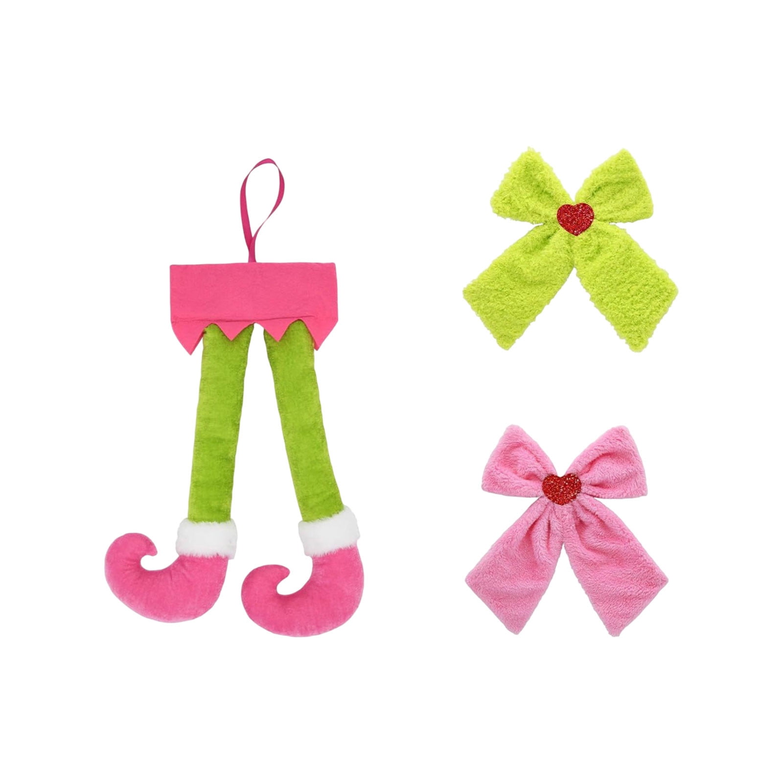 Click here for Yxnmud 3-Piece Christmas Elf Legs Bow Decoration T... prices