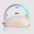 PYYAN-Wireless Bluetooth Mouse, 2.4G Cute Silent Computer Mouse for ...