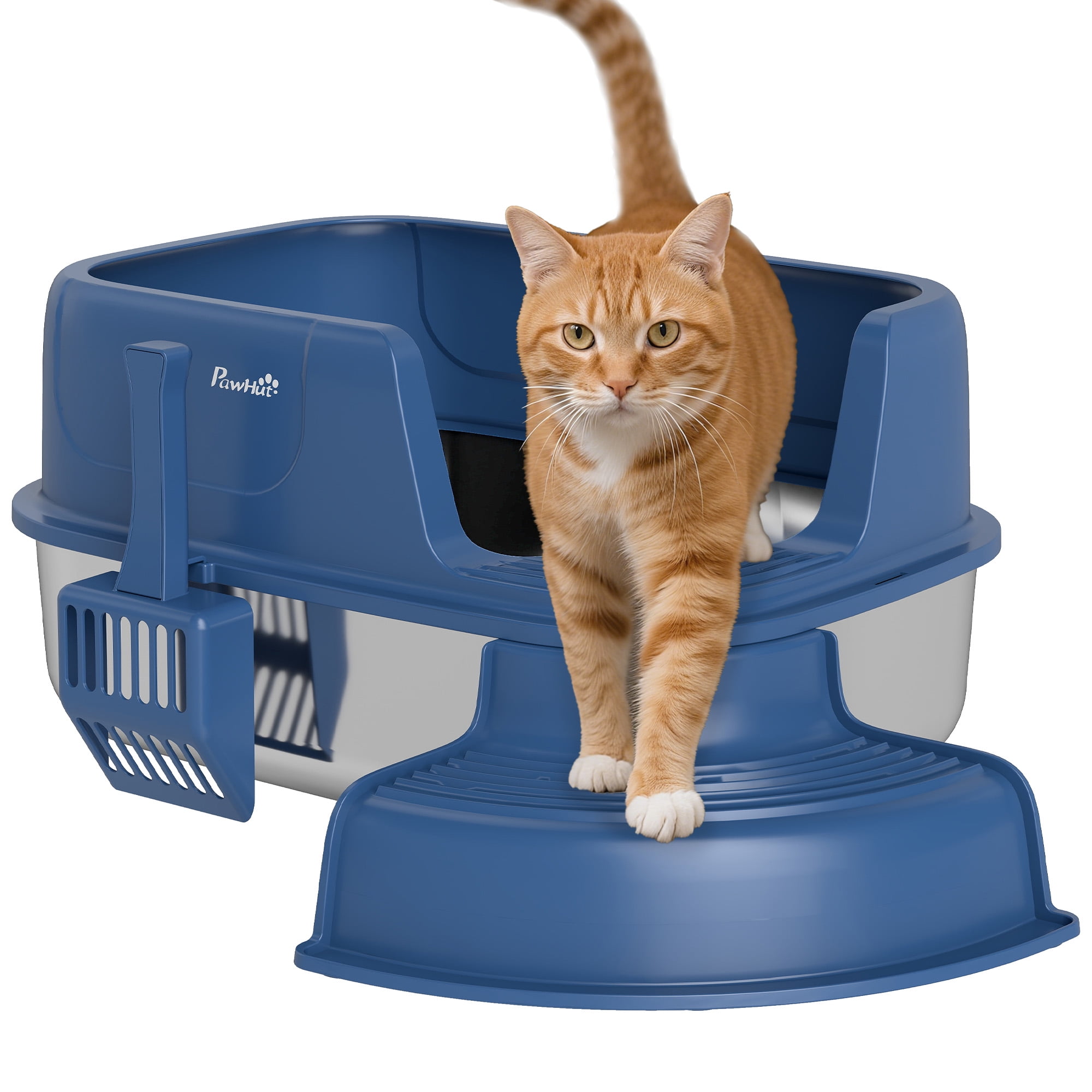 Click here for Pawhut Stainless Steel Cat Litter Box  High Sided... prices