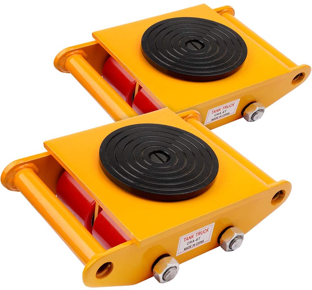 Industrial Machinery Mover Machine Dolly Skate,6T 13200lbs Heavy Duty ...