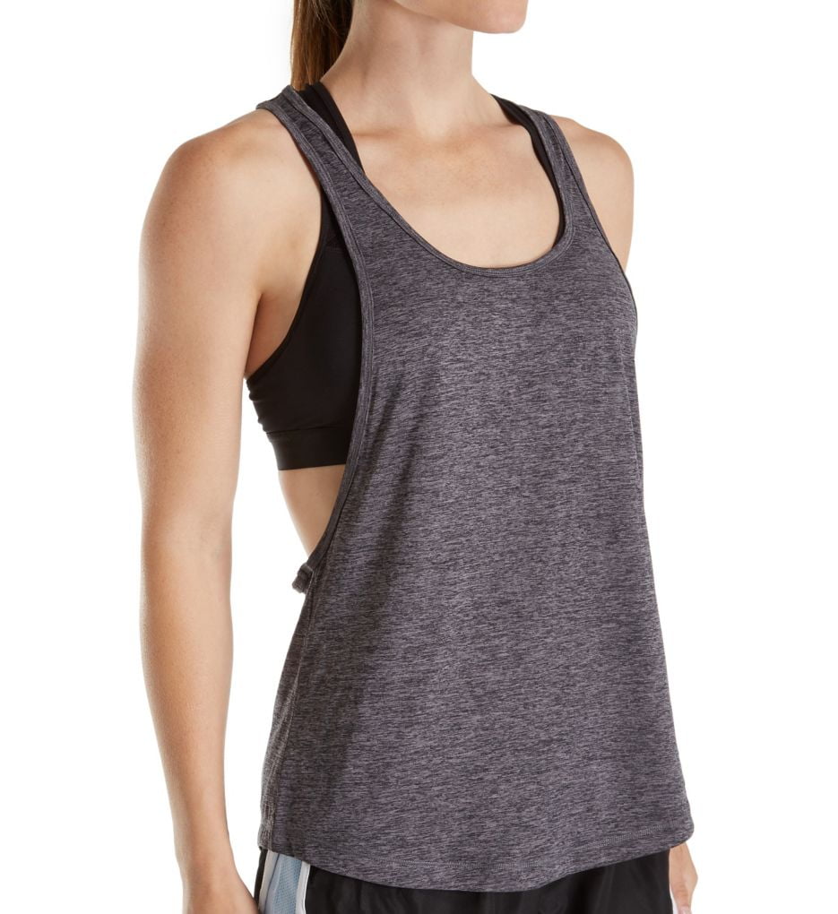 Women's Soffe 1517V Juniors SoffeDri Deep Armhole Racerback Tank (Grey ...