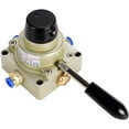 HV-02 HV-03 HV-04 HV200-02 HV300-03 HV400-04 3 Position 4 Way Pneumatic ...