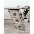 Aviator Wing Desk Aluminum Home and Office Furniture - Walmart.com