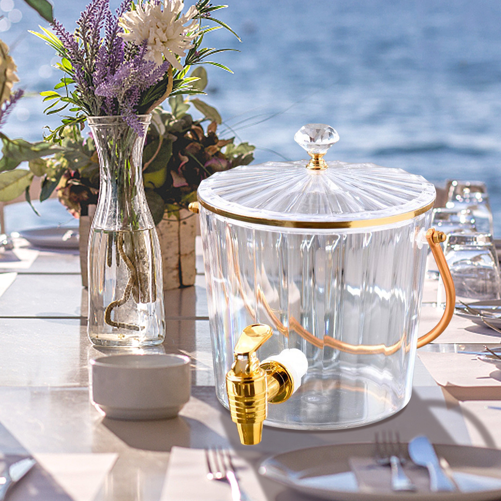 LWITHSZG 0.57 Gallon/2.2L Drink Dispenser For Fridge,Beverage Dispenser ...