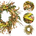 Artificial Green Wreath, Easy to Care, Waterproof for Indoor or Outdoor ...