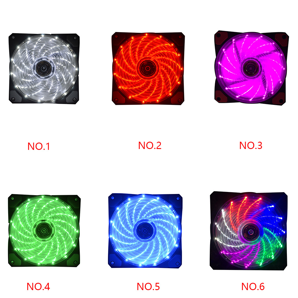 Buy SummerX Ultra Silent LED Case Fans Fashion Light Up LED Cooling ...