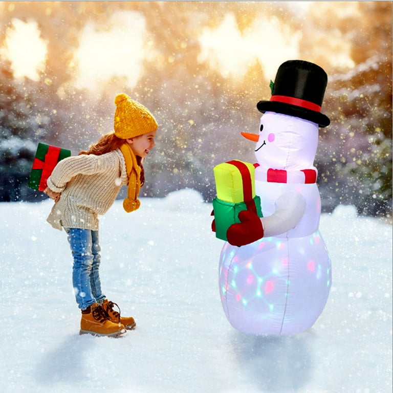 Real Christmas Snowman