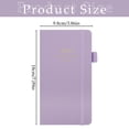 2027 Weekly & Monthly Planner, A7 Hardcover Agenda Book with Elastic ...