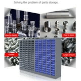 INTBUYING Parts Cabinet Bolt and Nut Tool Storage Cabinet with 60 ...