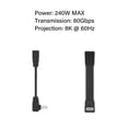 Flexible 240W USB C Charging Cable With Reinforced Connectors Anti ...