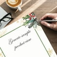 Holly Berries Letterhead Printer & Copy Christmas, Holiday Paper, 25 ...