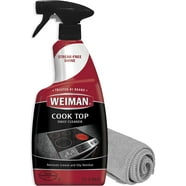 Weiman Cooktop Cleaner Kit - Ceramic, Glass Stovetop & Induction Cream ...