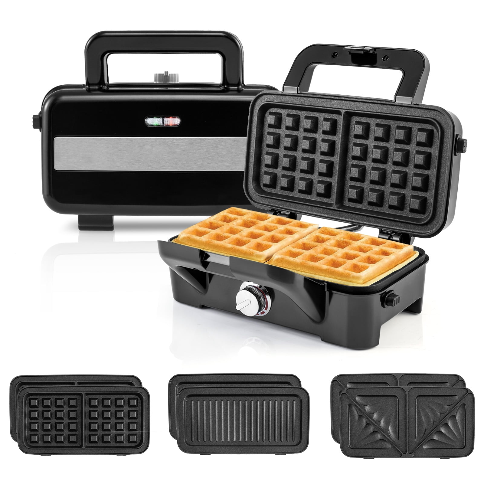 Click here for Gymax 3 In 1 Waffle Maker 1082ww Electric Panini P... prices