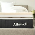 Allswell 4" Memory Foam Mattress Topper Infused with Copper Gel, Full ...