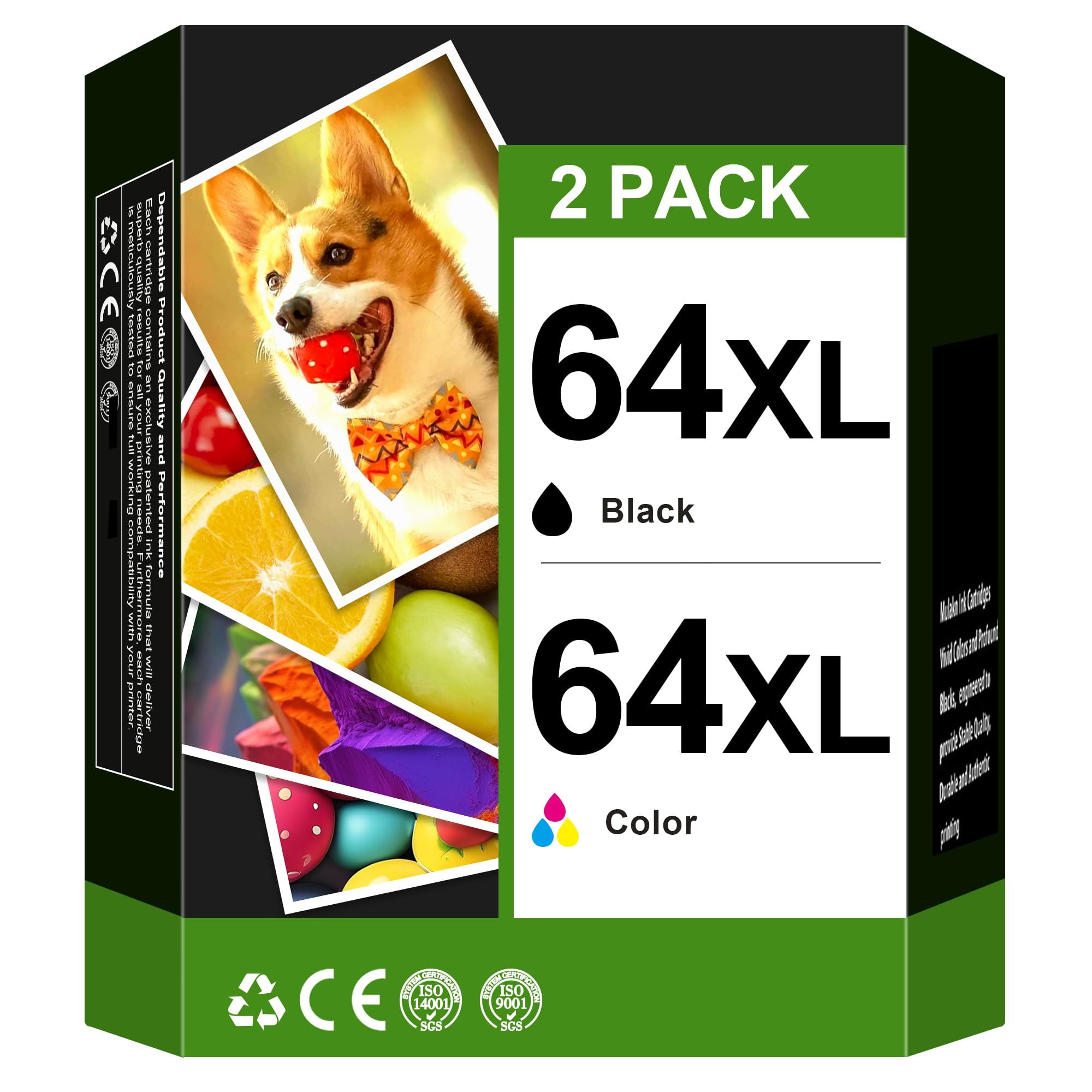 64XL Ink Cartridge for HP Printers 64 XL Cartouche Encre for HP 64XL ...