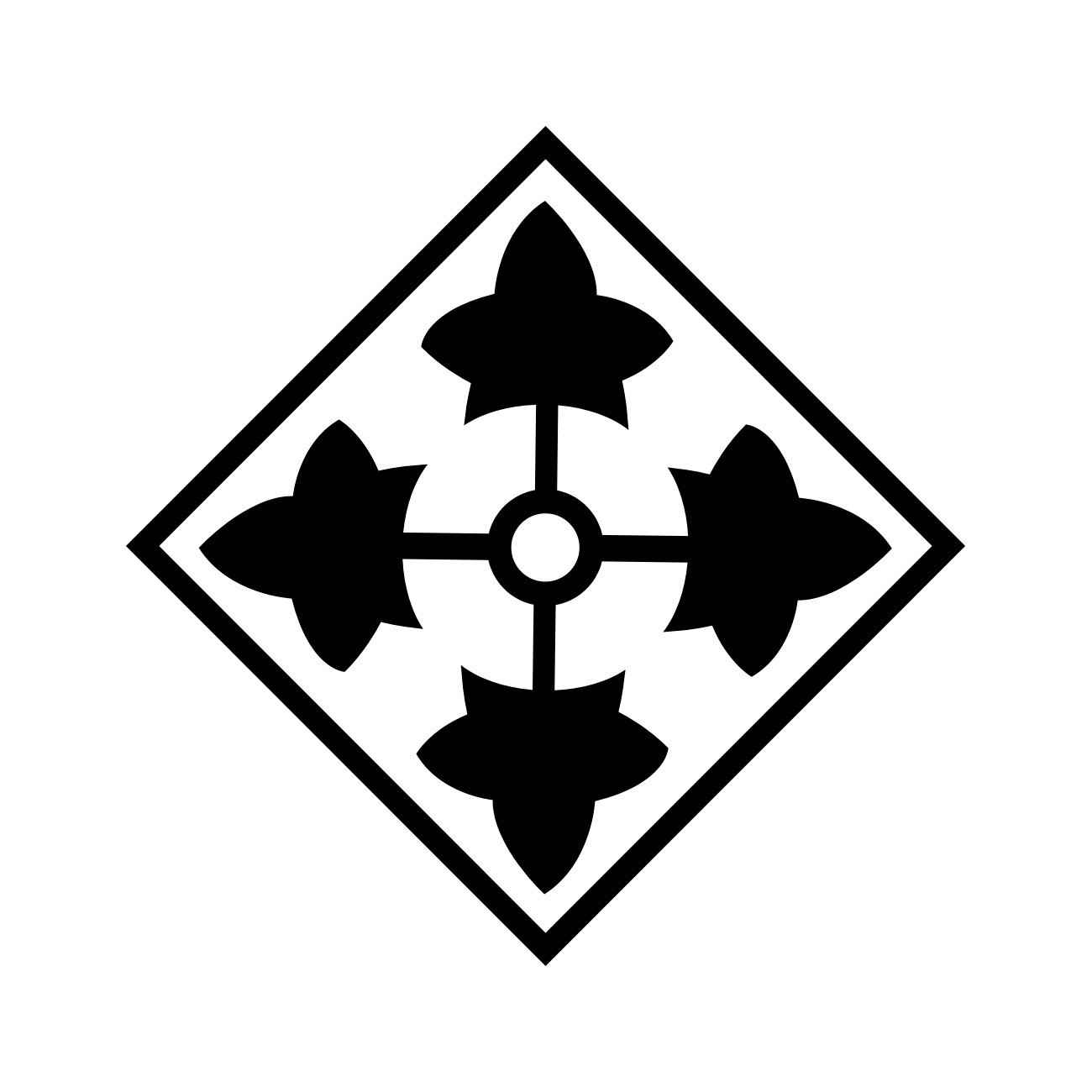 4th ID Infantry Division Sticker Decal Die Cut - Self Adhesive Vinyl ...