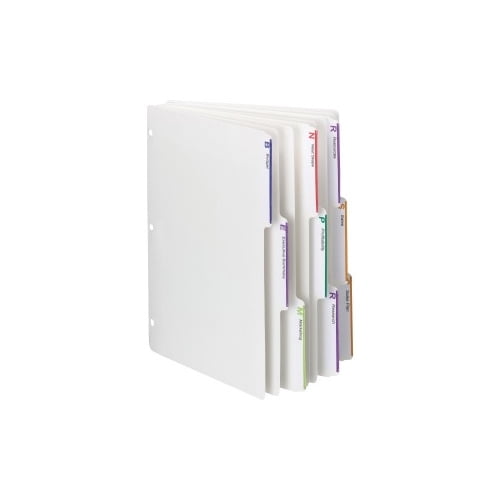 Smead Viewables 3-Ring Binder Index Dividers Letter - 8 1/2" Width x 11 ...