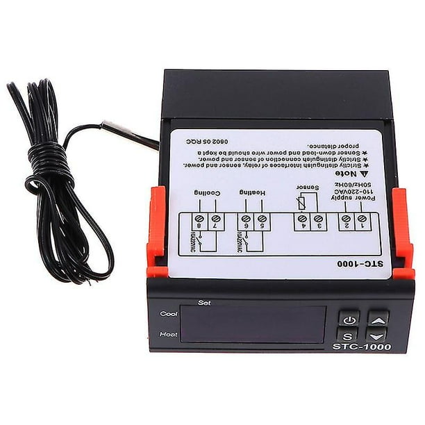 Digital 220v Stc-1000 Temperature Controller Thermostat Regulator+sensor Shytmv - Walmart.ca